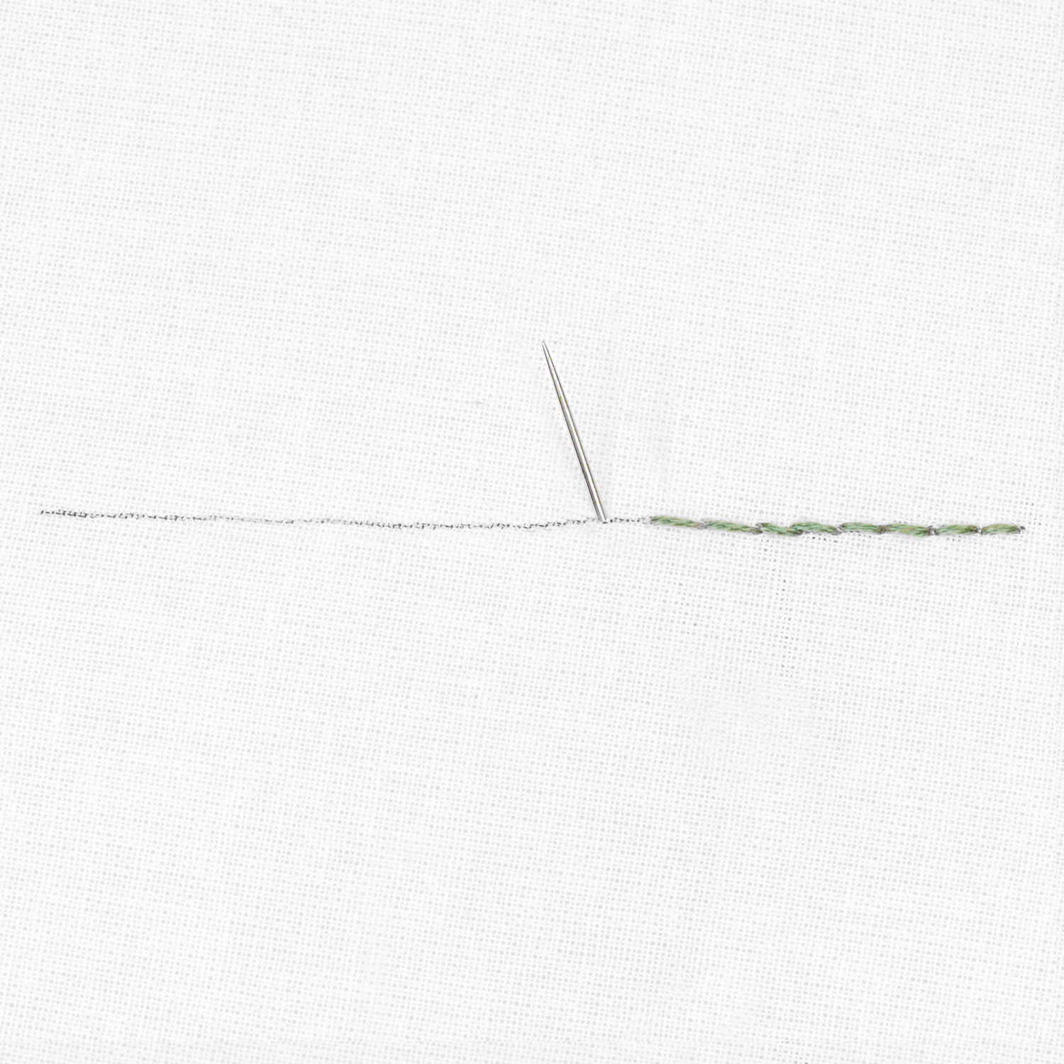 Rückstich/Steppstich Sticken Anleitung » Erklärung Anfänger